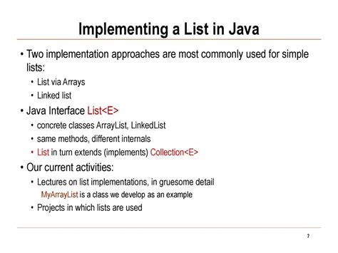 List Implementation Via Arrays Ppt Download