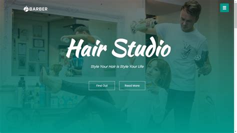 How To Create Barber Website Using Html Css And Js Barber Website