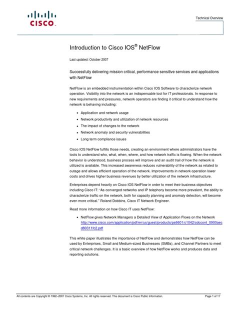 Pdf Cisco Ios Netflow Dokumentips