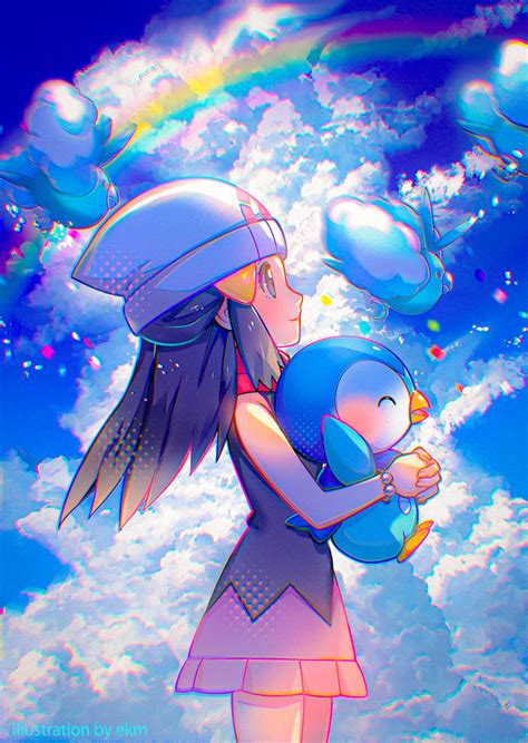 Ekm Dawn Pokemon Piplup Swablu Nintendo Pokemon Pokemon Anime Pokemon Dppt Anime