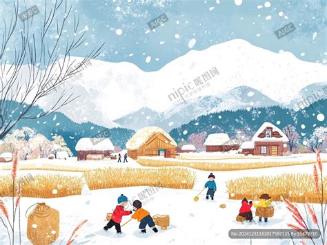 Ai创作图冬季活动场景图 冬天节气插画 款冬插画 冬季节气插画 大雪儿童插画 插画款冬 暖冬插画 冬季插画冬至插画 十二月份插画 玩雪插画 打雪仗插画 东北地区插画 冬季温馨插画 冬季原创手绘