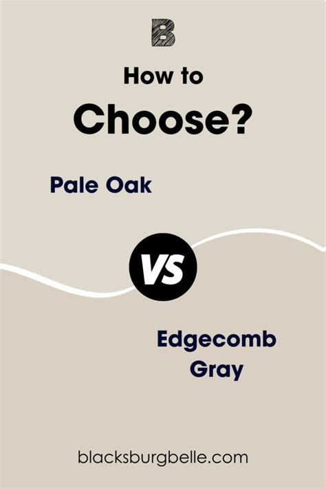 Benjamin Moore Pale Oak Vs Edgecomb Gray How To Choose