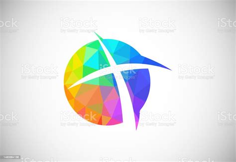 낮은 폴리 스타일의 교회 로고입니다 기독교 기호 기호 예수의 십자가 0명에 대한 스톡 벡터 아트 및 기타 이미지 0명 3차원 형태 건축물 Istock