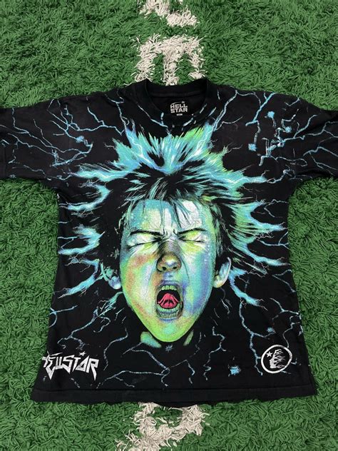 Hellstar Hellstar Capsule 10 Lightning T Shirt Grailed