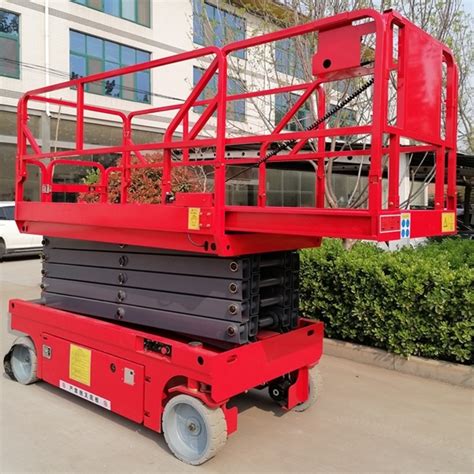 18米自行走登高车 盐城市高空作业车价格 提升机 山东星汉液压机械有限公司