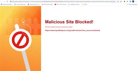 Personal Substack Flagged As Malicious Site And Blocked How To Get It