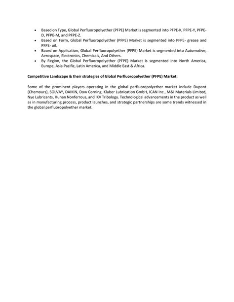 Ppt Perfluoropolyether Pfpe Market Powerpoint Presentation Free Download Id 11745305