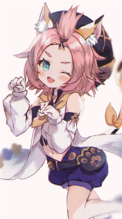 Diona Genshin Impact Drawn By Moca Chiffon Danbooru