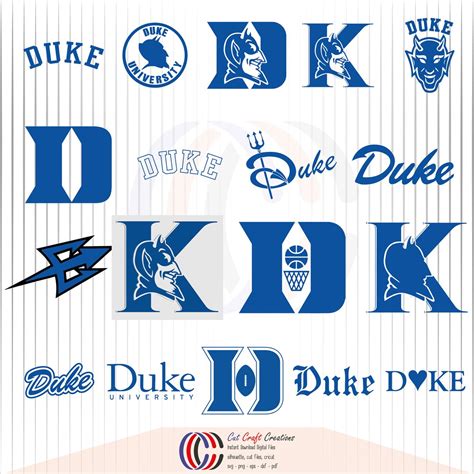 Duke Svg Bundle Blue Devils Devils Svg Duke Devils Svg University