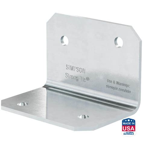 Simpson Strong Tie Ml 2 In X 3 In 12 Gauge Stainless Steel Medium L