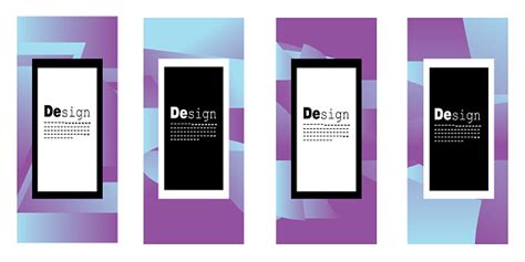 롤업 배너 템플릿 광고 소재 설정 디자인 추상적인 그라데이션 배경 Flyposting에 대한 스톡 벡터 아트 및 기타 이미지 Flyposting 가리기 개념 Istock