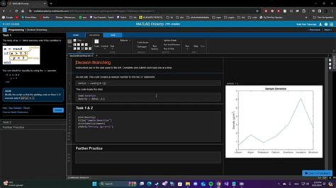 Kadir Bars Saraçoğlu Matlab Onramp L12 Conditional Programming Loops Youtube