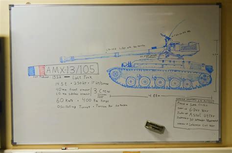 Quick Amx 13 Whiteboard Sketch While Bored In A Classroom Rtankporn