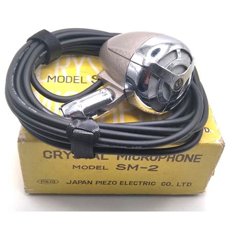 Piezo Sm 2 Crystal Microphone Made In Japan Demo Video