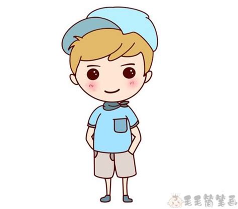 儿童自画像简笔画男 简笔画图片大全 蒲城教育文学网