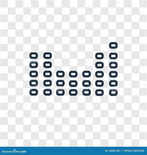 Linear Periodic Table Icon From Education Outline Collection Thin Line Periodic Table Vector