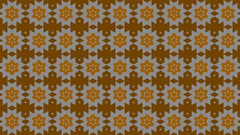 Premium Photo Seamless Pattern With A Geometrical Ornament And A Set