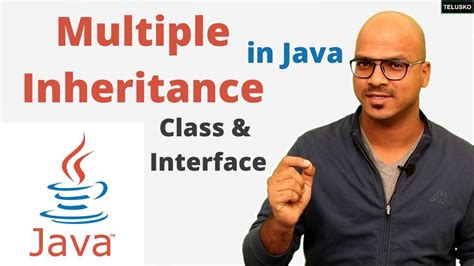 Java Multiple Inheritance In Class And Interface Telusko Ft Navin Reddy Youtube