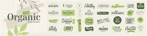 식품 시장 전자 상거래 유기농 제품 프로모션 레스토랑 건강한 삶을 위한 프리미엄 품질의 유기농 요소 0명에 대한 스톡 벡터 아트 및 기타 이미지 Istock