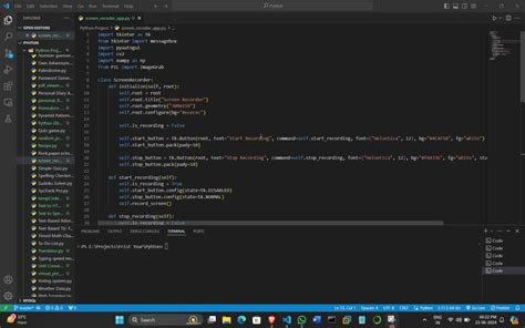 How To Create A Screen Recorder With Python Raksith S S Posted On The