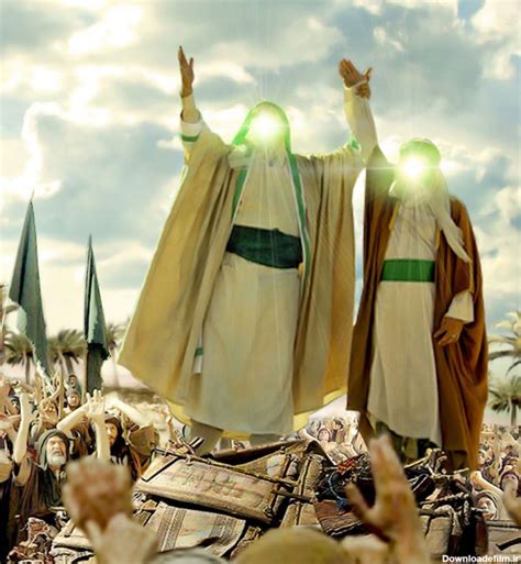 عکس پیامبر و امام علی در غدیر