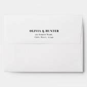 Elegant QR Code Wedding Envelope Zazzle