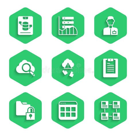 Set Cloud Hacking Browser Files Hierarchy Organogram Chart Server Data Report Folder And