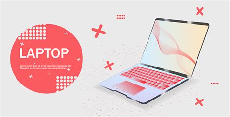 다각형으로 구성된 노트북입니다 해골 낮은 폴리 삼각형미래다각형 스타일의 노트북 인터넷 또는 디지털 또는 장치 및 컴퓨터의 기호 벡터 일러스트레이션 Lcd에 대한 스톡 벡터