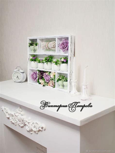 Полка на стену деревянная Сиреневая вуаль в интернет магазине на Ярмарке Мастеров Кухонные