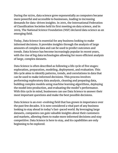 what is data science pdf