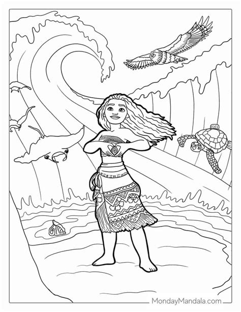 Moana Printable Coloring Pages Free Moana Printable Coloring Pages Free