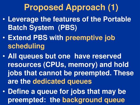 Ppt An Overview Of The Portable Batch System Powerpoint Presentation Id3338665