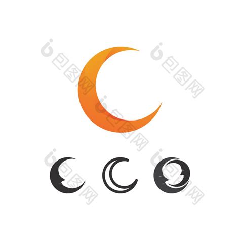 月亮明星图标向量网络标志天空插图标志png下载 包图网