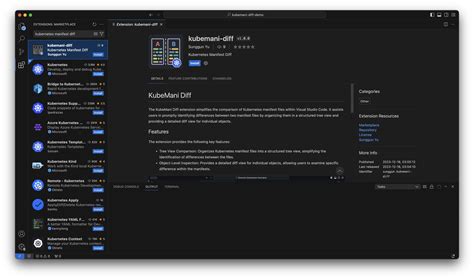 Kubemani Diff Vscode Extension For Comparing Kubernetes Manifest