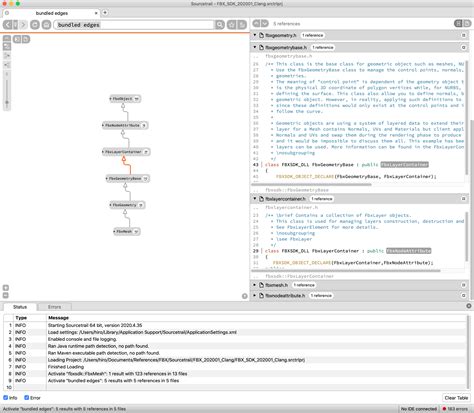 Using Sourcetrail Visualize Dependencies Of Fbx Sdk