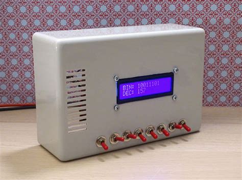 build a simple binary to decimal converter box