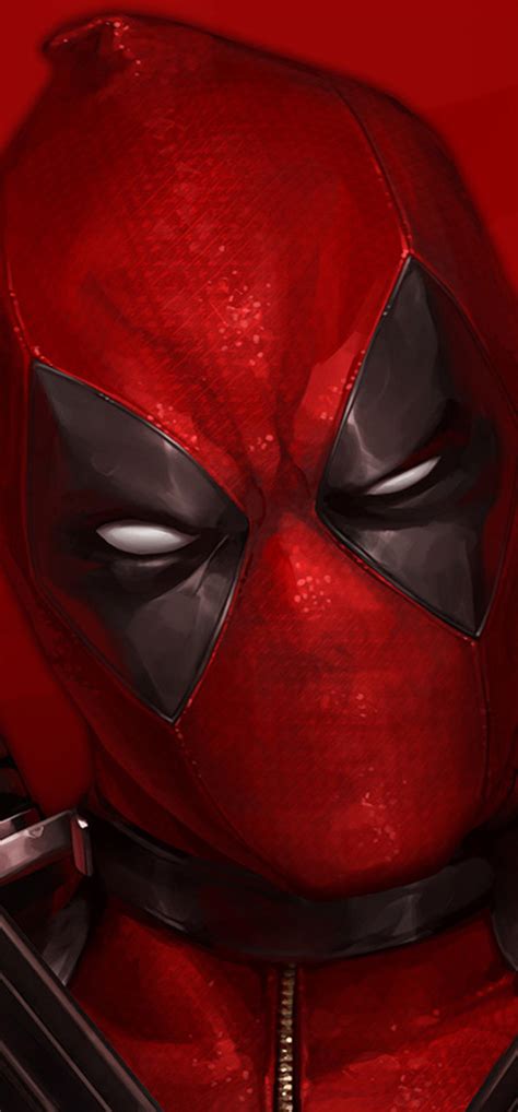 1242x2668 Deadpool With Guns Up Art Iphone Xs Max Hd 4k Wallpapers