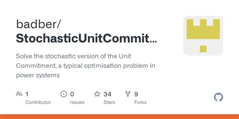 Github Badberstochasticunitcommitment Solve The Stochastic Version Of The Unit Commitment A