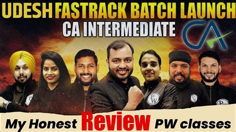 My Honest Review Pw Classes Pw Classes Ca Wallah Ca Intermediate Classes Youtube