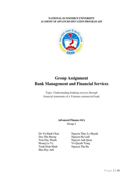 Group Assignment Group 2 Pdf Banks Interest