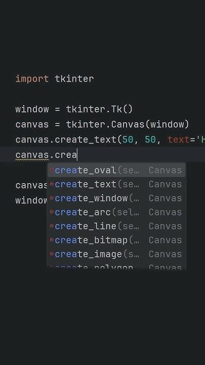 Tkinter за ПАРУ СЕКУНД Pythonshorts Youtube