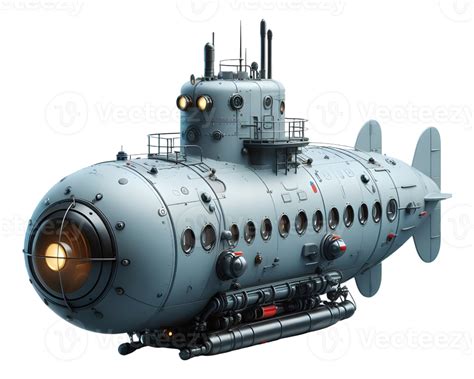 Ai Generated Miniature Submarine Png Mini Submarine Png Midget