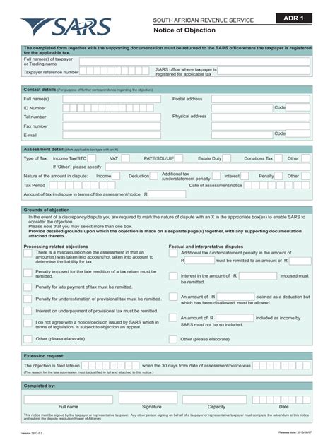 Sars Objection Form Fill Out And Sign Online Dochub Sars Objection Form Fill Out And Sign Online Dochub