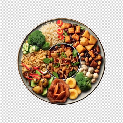 Premium Psd Food Plate Png