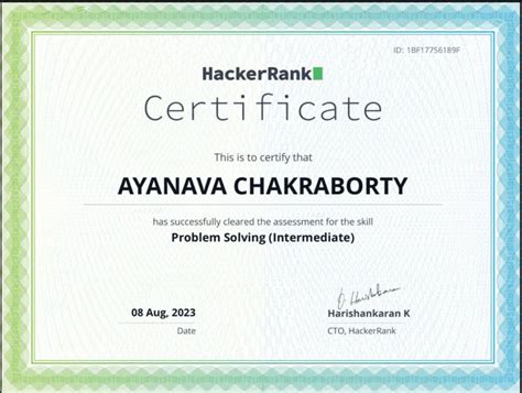 Hackerrank Problemsolving Algorithmicthinking Ayanava Chakraborty