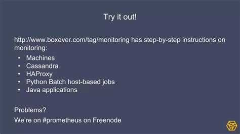 Systems Monitoring With Prometheus Devops Ireland April 2015 Pdf Databases Computer