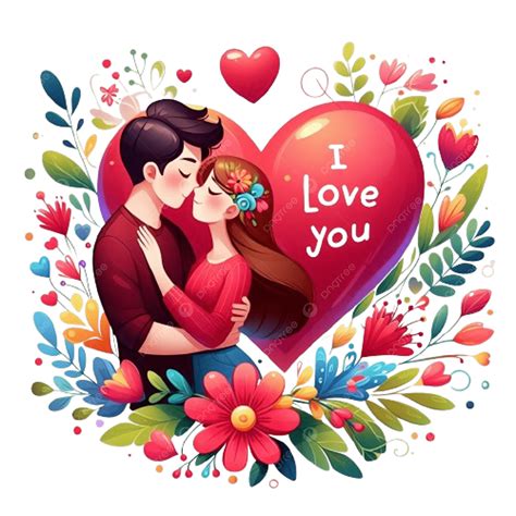 I Love You Cute Couple