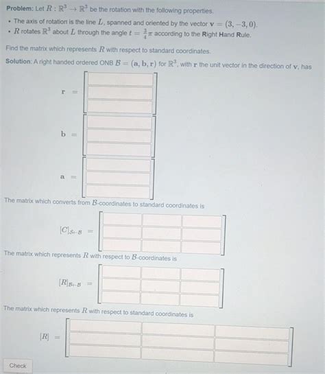 solved problem let r r3 r3 be the rotation with the