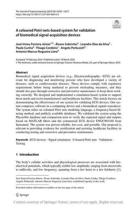 A Coloured Petri Nets Based System For Validation Of Biomedical Signal