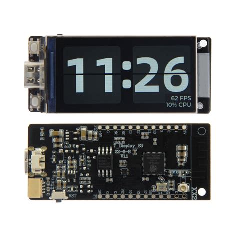t display s3 esp32 s3 com placa de desenvolvimento de tela lcd st7789 de 1 9 polegadas wifi